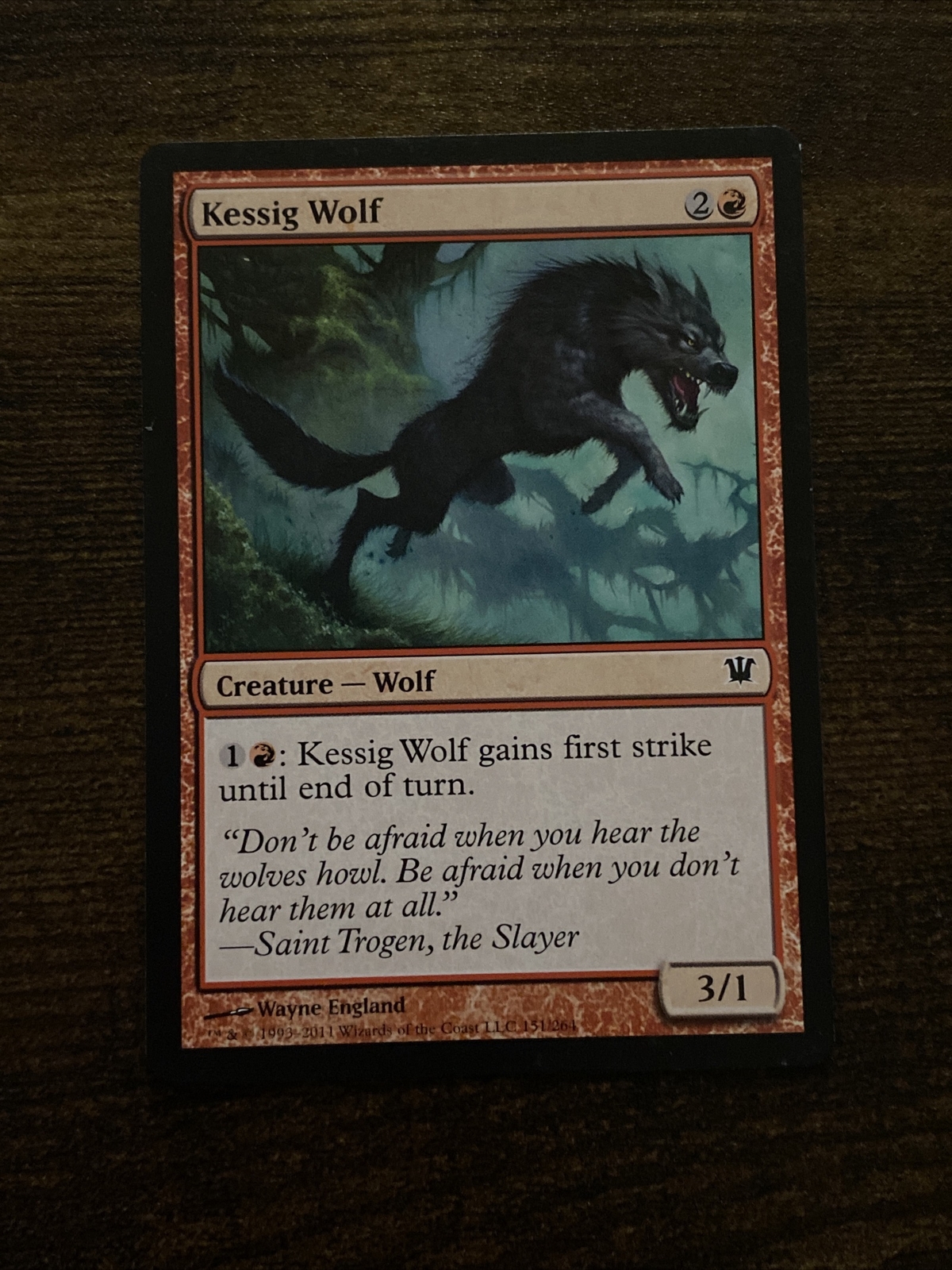 Kessig Wolf Innistrad 151/264 MTG Magic The Gathering D7653* | eBay