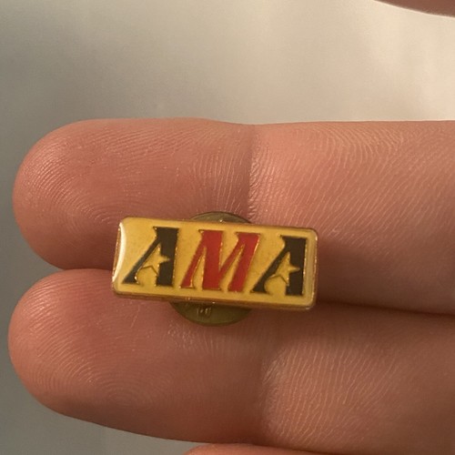 AMA Red White Blue Lapel Pin Button Brooch | eBay