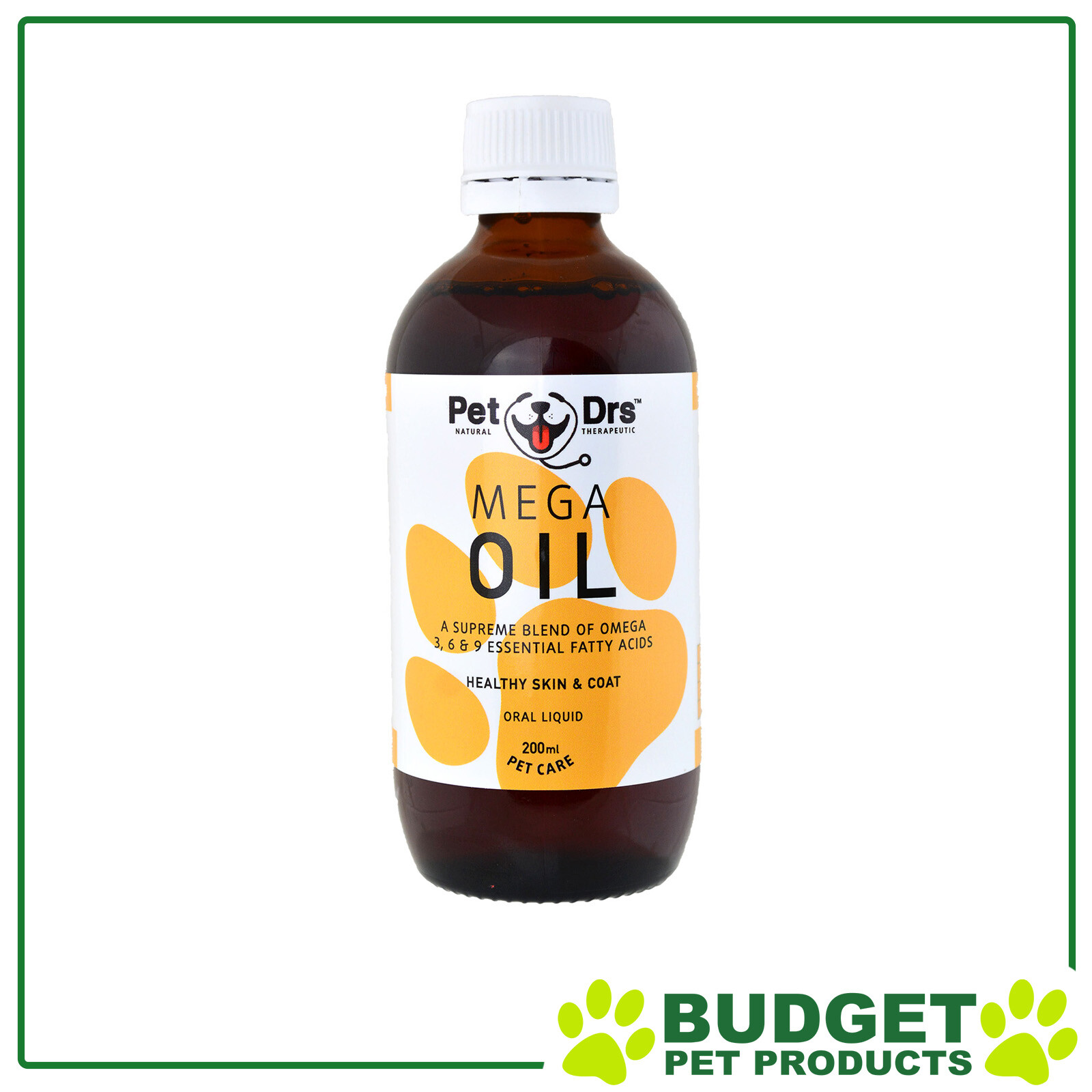 Pet Drs Natural Mega Oil Omega Fatty Acids Oral Liquid For Dogs 200ml ...