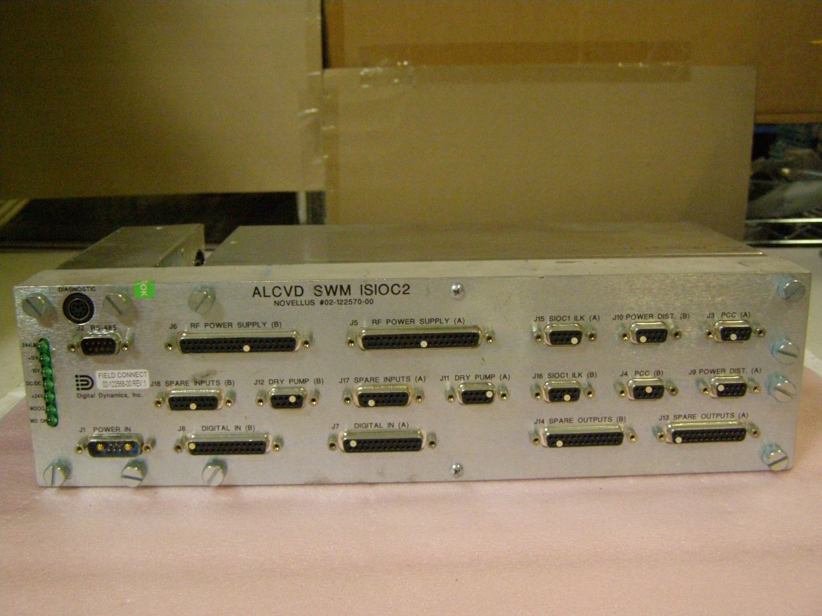 Digital Dynamics Inc. ALCVD SWM ISIOC2 NOVELLUS 02-122570-00 Controller ...