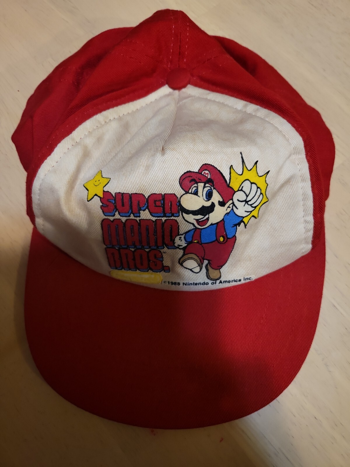 Vintage 1988 Super Mario Bros Nintendo Licensed Hat S… - Gem