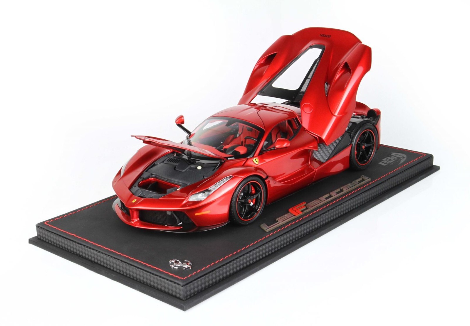 BBR Ferrari 1:18 LaFerrari Lewis Hamilton Metallic Red Rosso Fuoco Full ...