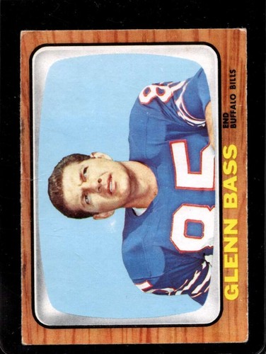 1966 TOPPS #17 GLENN BASS VG BILLS *SBA8809 | eBay