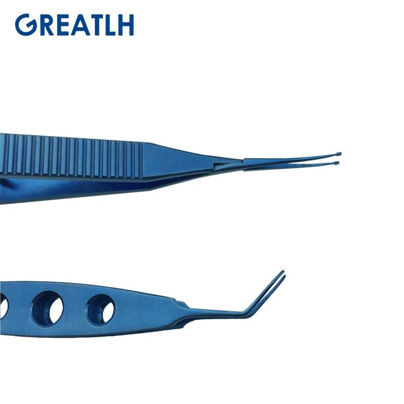 Ophthalmic Duckbill Lens Tweezers Intraocular Lens Holding Forceps 1pcs ...