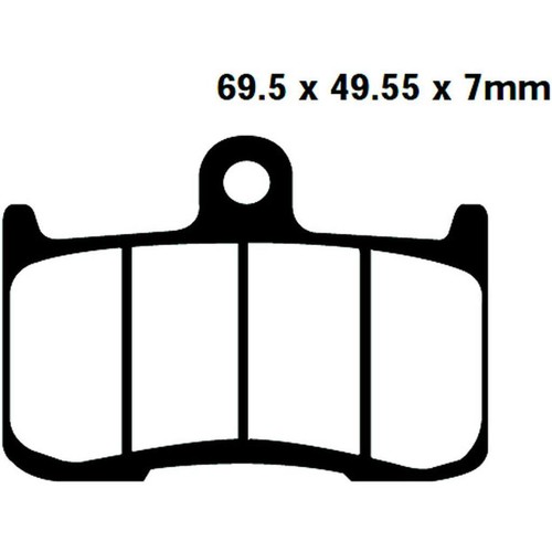 Goldstuff Bremsbeläge FA347HH für Triumph (HINCKLEY PRODUCED MACHINES ...
