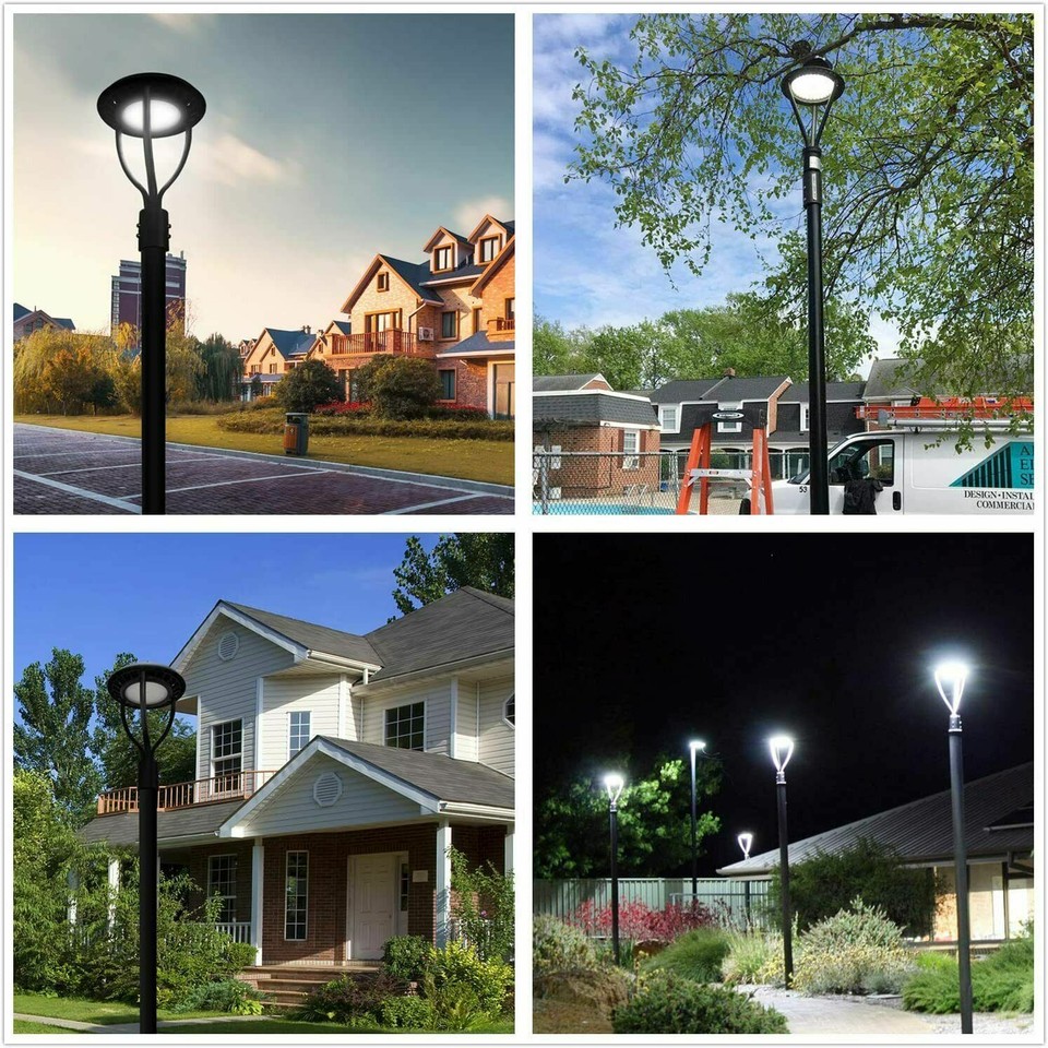 150W LED Circle Area Street Light Outdoor Walkway Post Top Street ...