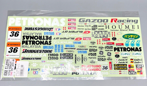 NEW 1/10 Decal/Sticker Sheet for Lexus Petronas Toms Super GT430 ...