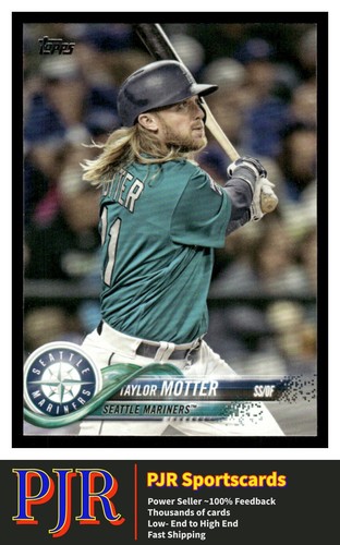 2018 Topps #388 Taylor Motter Seattle Mariners EXTRA 35% OFF 4+ | eBay