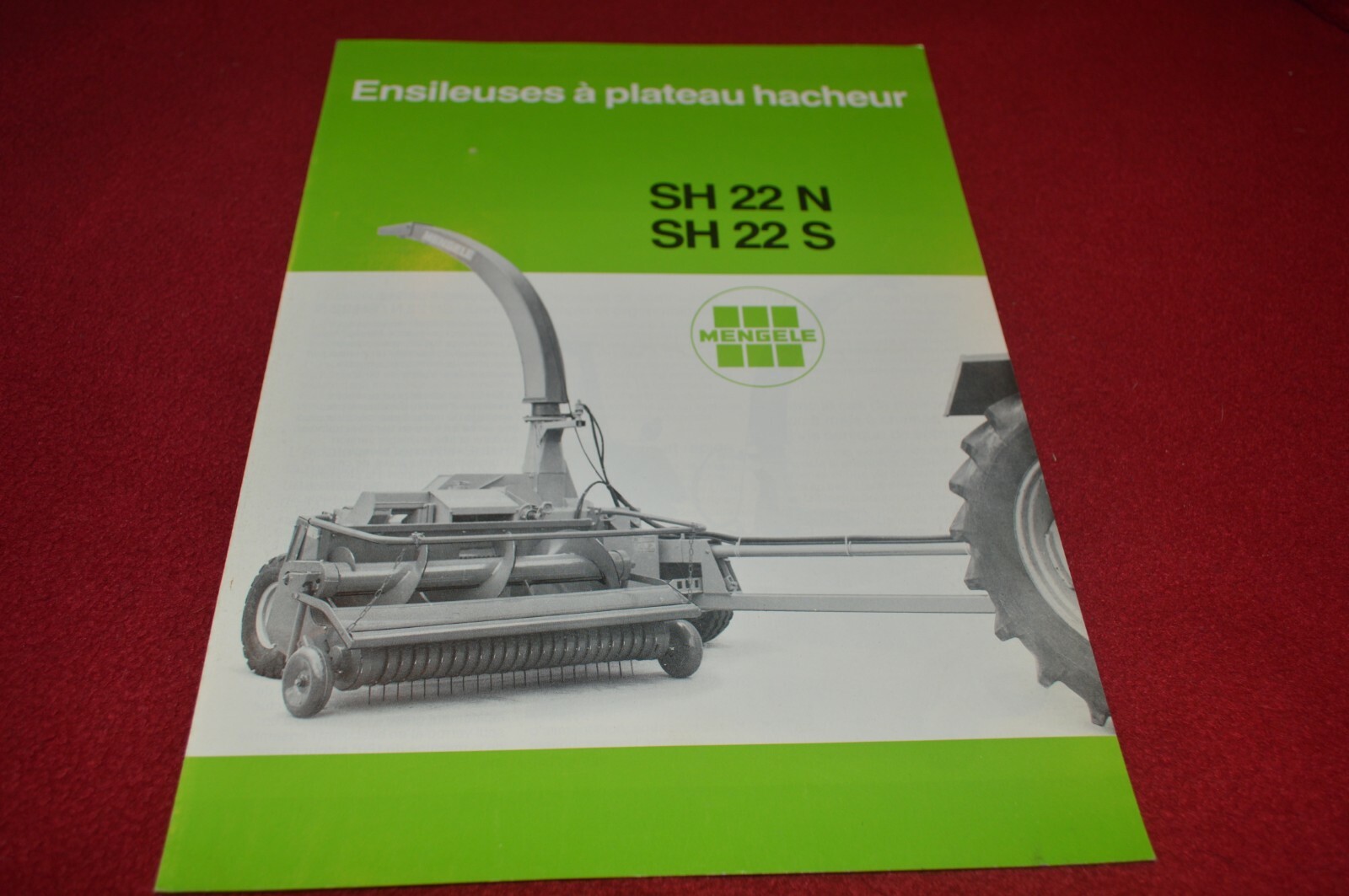 Mengele SH 22 N SH 22 S Forage Harvester Dealers Brochure CDIL | eBay
