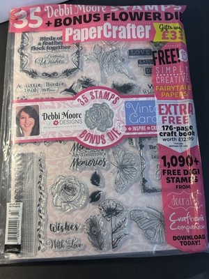 Papercrafter #143 Magazine 35 Debbie Moore Stamps Bonus Brand New ...