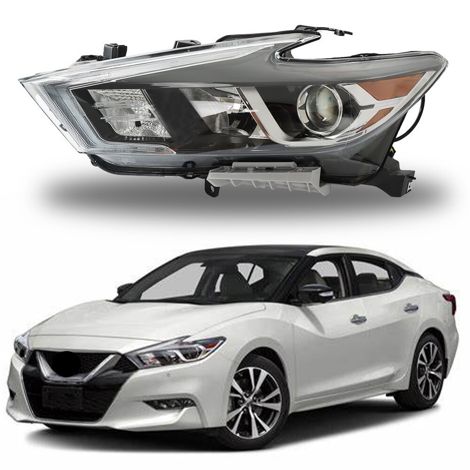 LH Driver Side Clear Headlight For Nissan Maxima S SL SV 2016-2018 w ...