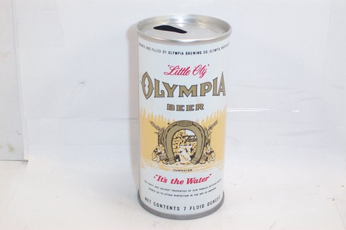 Olympia Beer 7oz "Little Oly" Straight Steel Olympia WA Only City | eBay