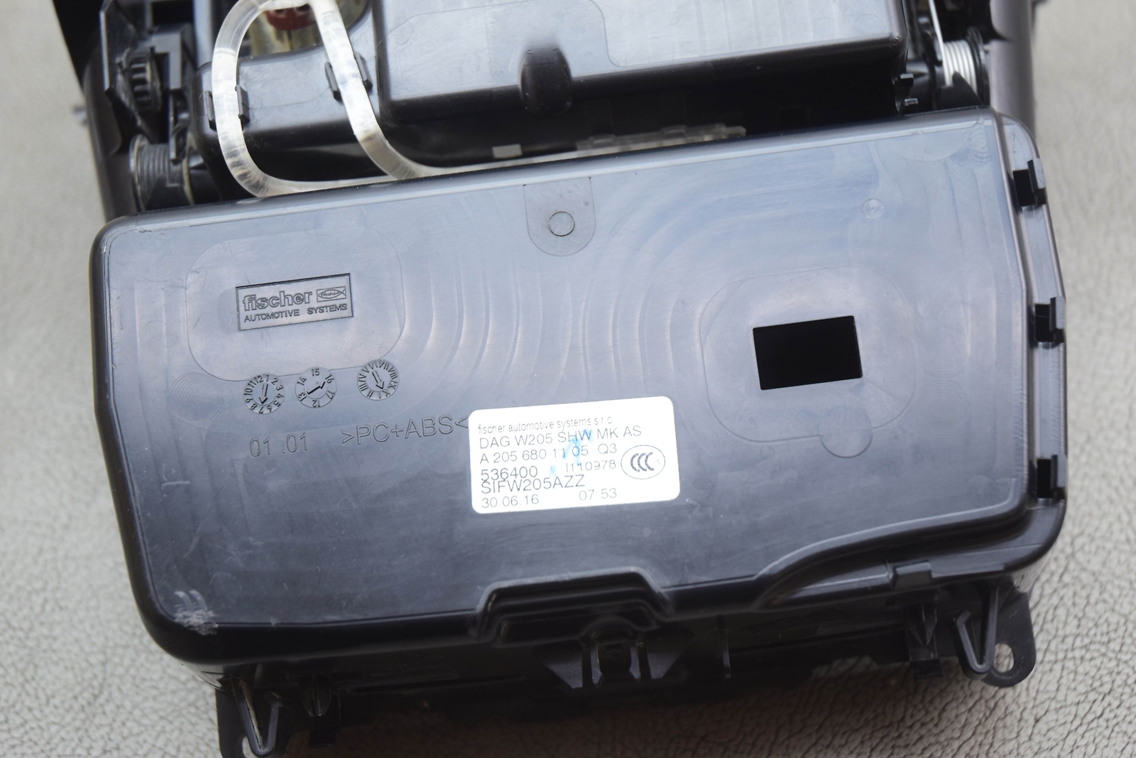 MERCEDES-BENZ GLC X253 Center Console Storage Box Wood Edition OEM ...