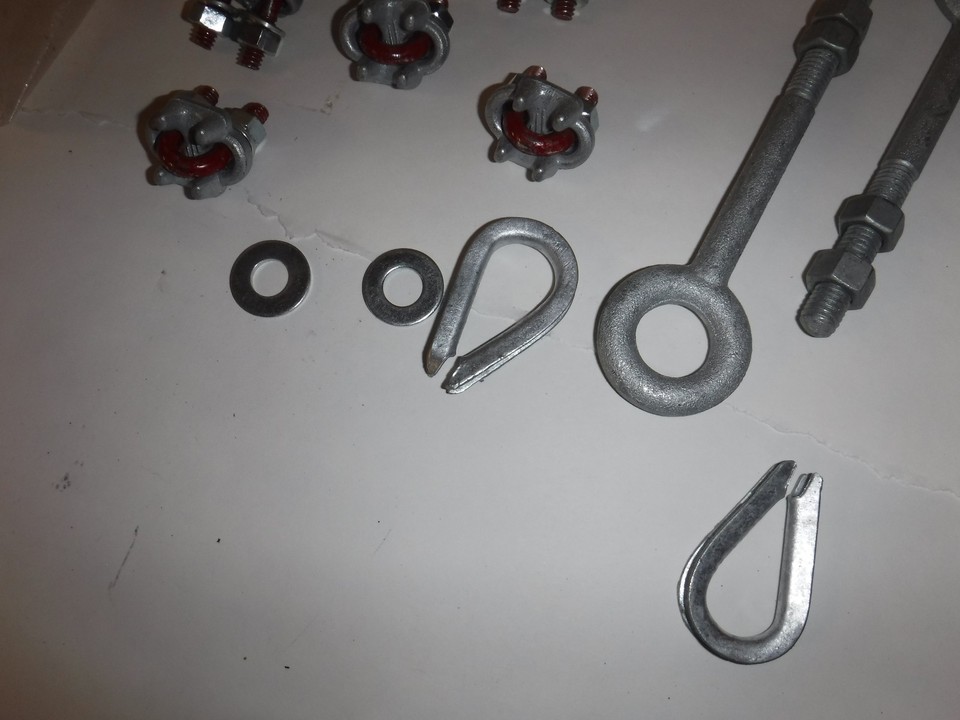 New Molex 1301250046 Wire Rope Festoon Hardware Kit, 3/8", Wire Rope ...