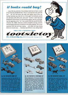 1963 PAPER AD Tootsietoy Army Soldier Toy Set Sportsman Farm Corral | eBay