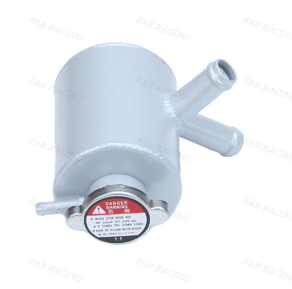 Universal Aluminum Radiator Coolant Overflow Expansion Tank Bottle ...