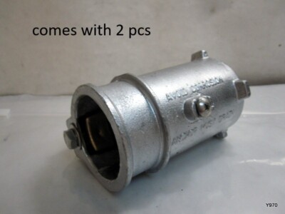 2pc Ladder Anchor Socket For In-Ground Swimming Pool Ladder aluminum 4 ...