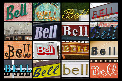 BELL Name Poster featuring actual sign photos (size LARGE) | eBay