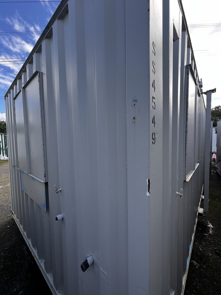 32ft Anti Vandal Site Office Cabin Container Welfare Block, Canteen ...