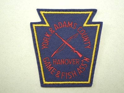 York & Adams County Hanover Game & Fish Association Keystone Shape ...
