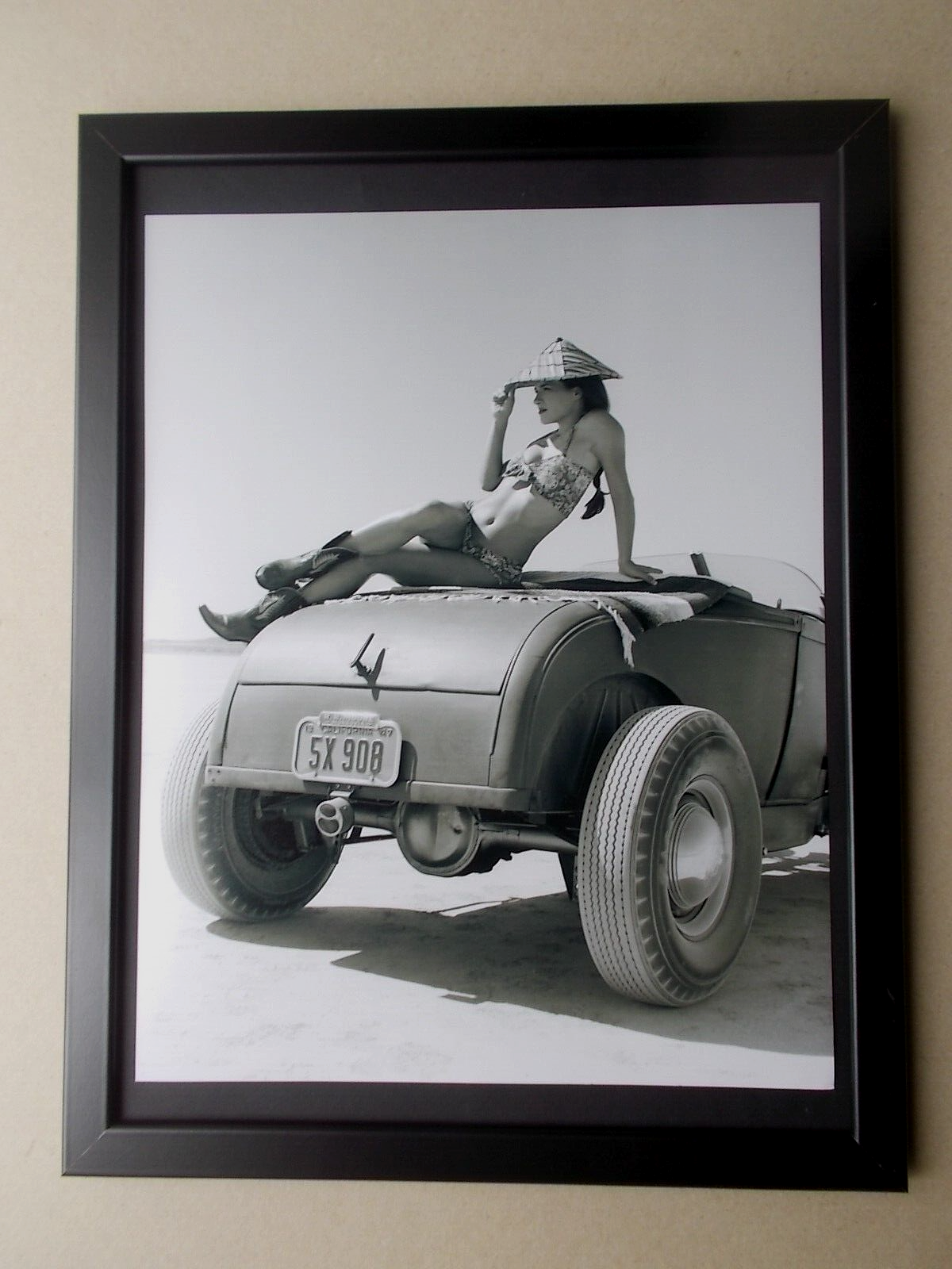David Perry ( Photo Print ) : " Hot Rod Pin Up " ( deco loft , garage ...