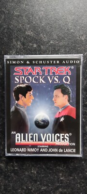 Spock Vs. Q by Alien Voices. Star Trek Audio Book on Cassette. Brand ...