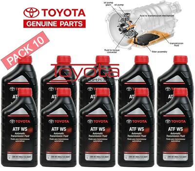 10 Genuine Toyota Lexus Sion 00289-ATFWS Automatic Transmission Oil ...