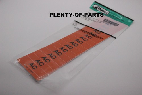 AC Voltage Markers Panduit 5 Cards 90 Stickers | eBay