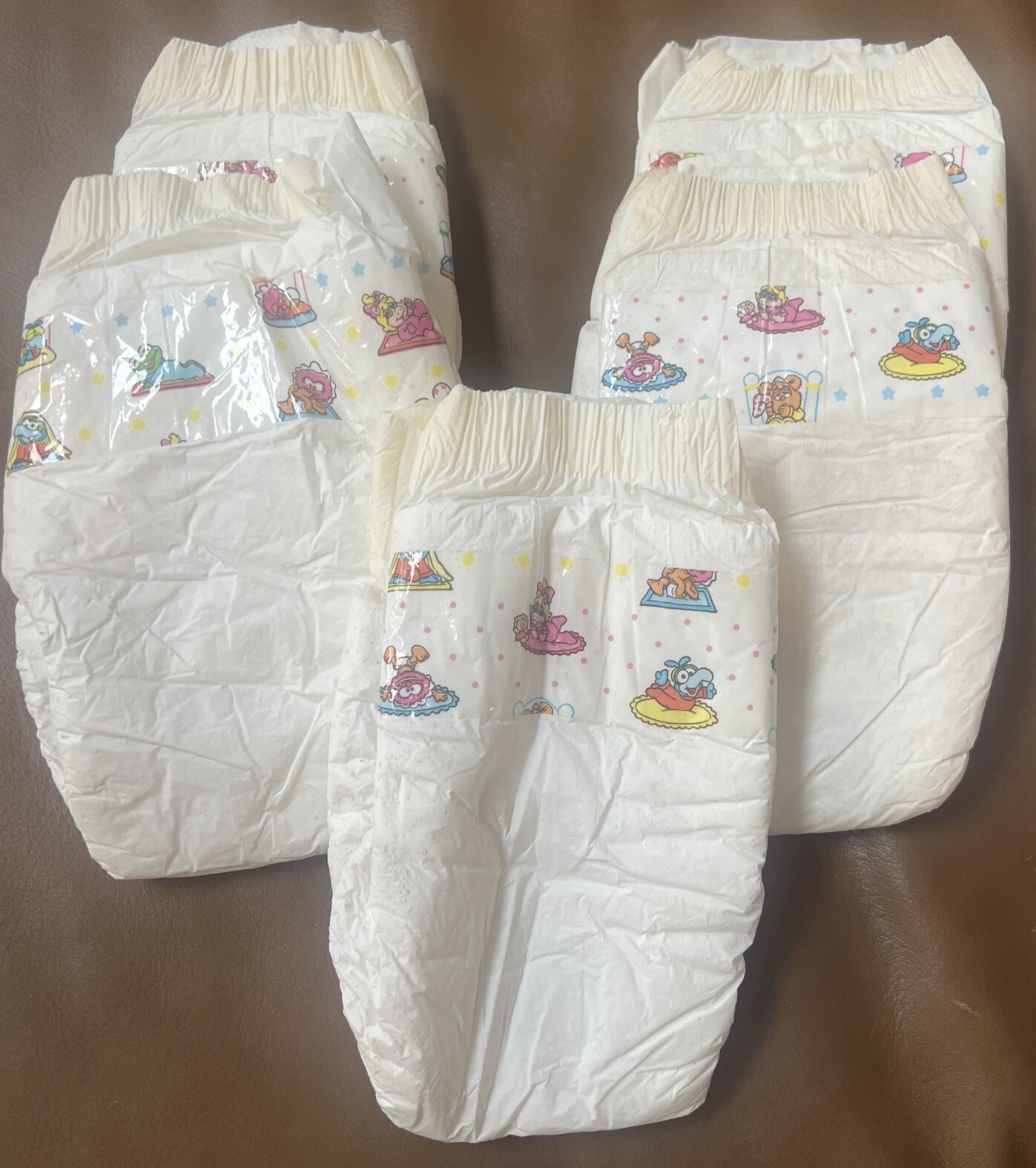 VINTAGE 90s Plastic Diapers Lot Of 5 Jim Henson Muppet Babies | eBay