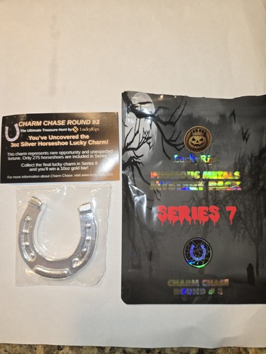 Lucky Rips Series 7 Charm Chase 3oz 999 Fine Silver Horseshoe | eBay