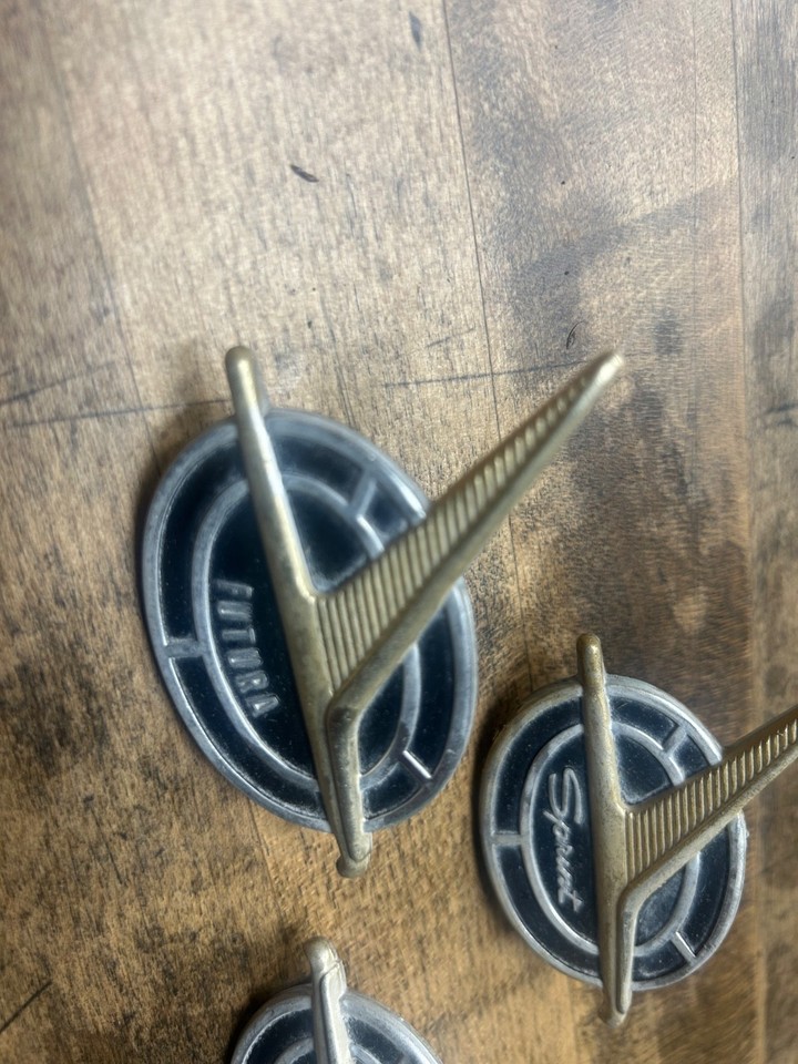 1963 Ford Falcon Fender Badges Emblems Falcon Futura Sprint OEM FoMoCo ...