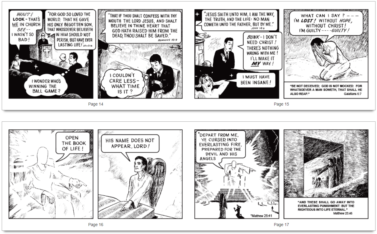 THIS WAS YOUR LIFE | JACK T CHICK | BASIC GOSPEL BIBLE TRACK | POPULAR ...