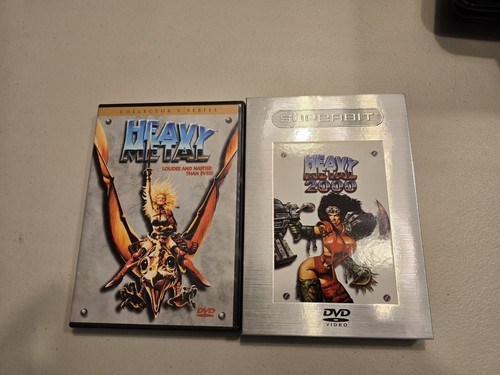 Heavy Metal 2002 (DVD, 2000) Dvd Lot With Original Heavy Metal Movie ...
