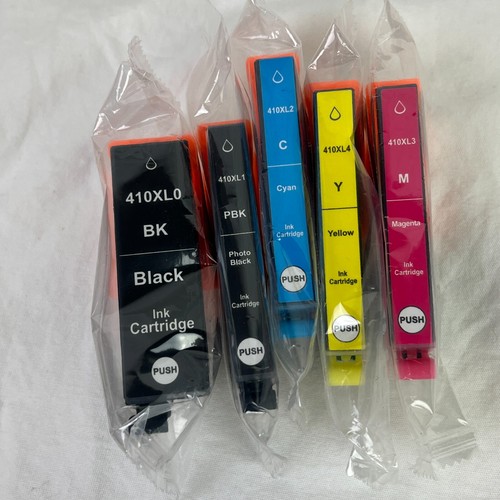 For Epson 410XL Ink Combo 5 pack XP-830 XP-630 XP-635 XP-640 XP-530 XP ...