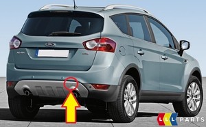 NEW GENUINE FORD KUGA 2008-2012 REAR BUMPER TOW HOOK EYE COVER CAP ...