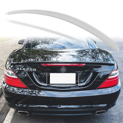 Painted Rear Boot ABS Spoiler For Mercedes Benz SLK R172 Iridium Silver ...