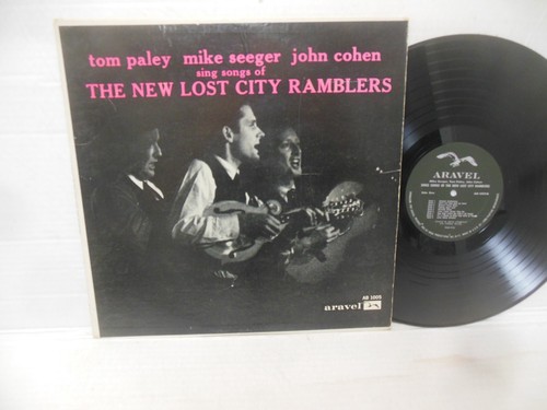 rare TOM PALEY, MIKE SEEGER, JOHN COHEN exc vinyl lp SONGS OF NEW LOST ...