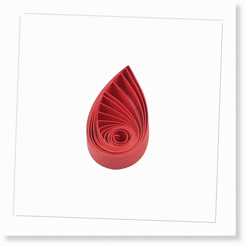 Scarlet Scroll Quill: Vibrant Red Quilling Paper Strips - 3mm, 5mm ...