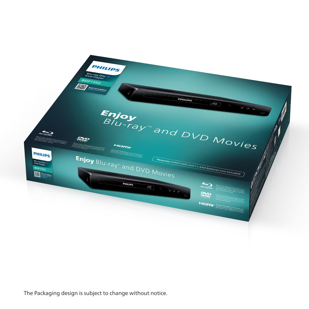 Philips+BDP1502%2F7+HDMI+Blu-Ray+DVD+Player+with+Remote for sale online ...