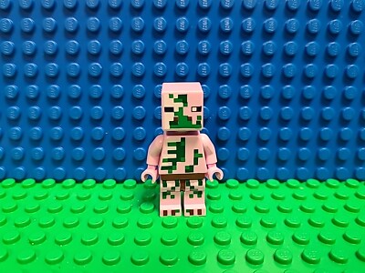 LEGO Zombie Pigman Minifigure min021 Minecraft 21122 21130 21139 CMF ...