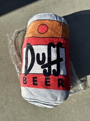 Simpsons Duff Beer 14" Plush | eBay