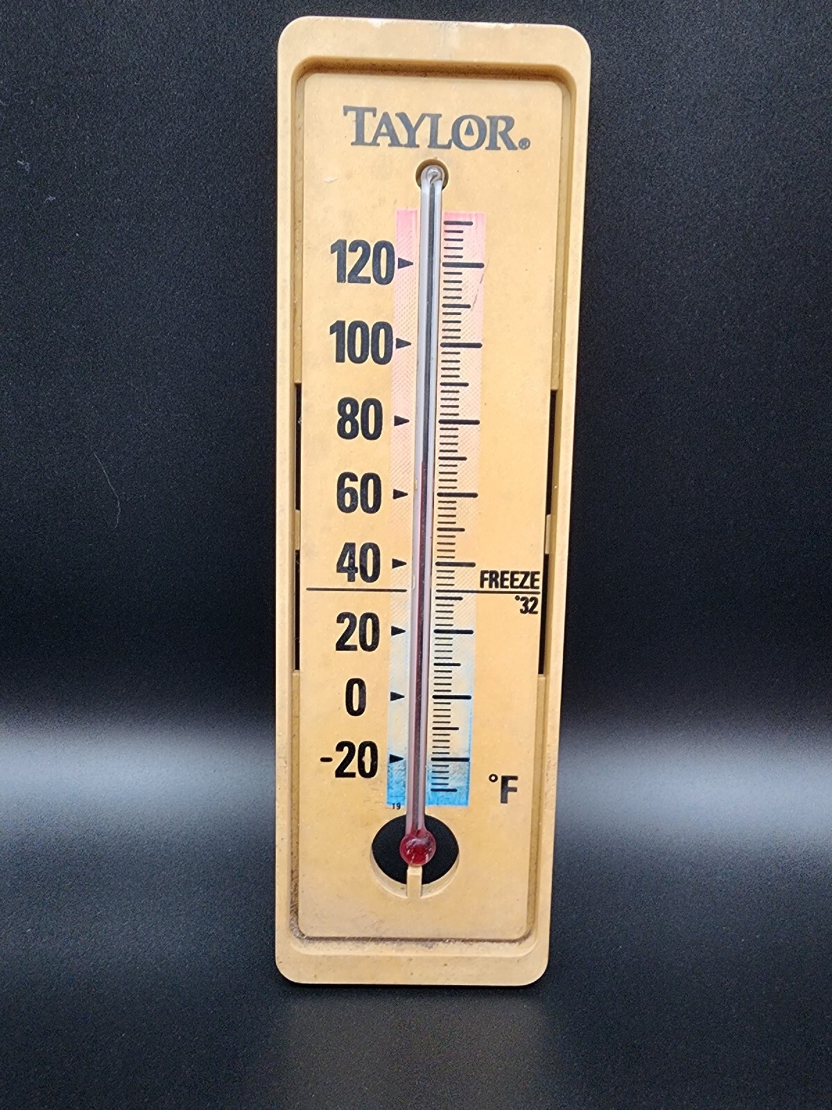 Taylor Wall Thermometer indoor outdoor 8" Plastic vintage | eBay