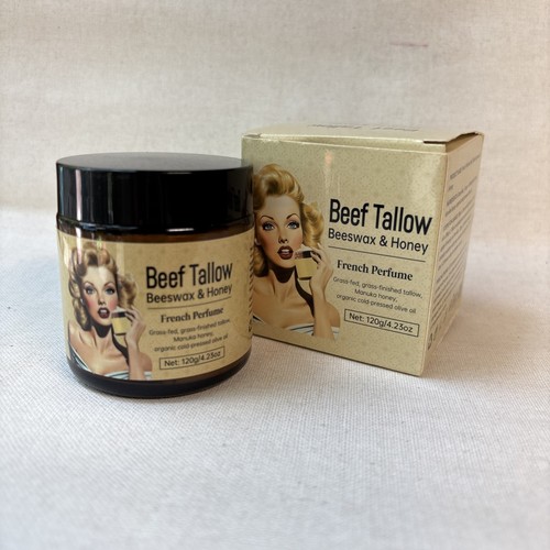 Beef Tallow & Manuka Honey French Perfume Grass Fed 4.23oz Beeswax ...