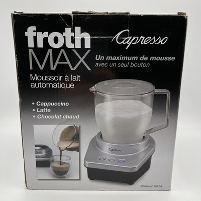 Capresso Froth Max Automatic Milk Frother Cappuccino Latte Hot ...