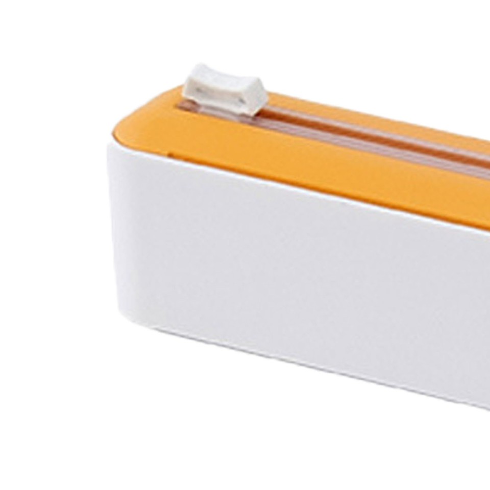 Plastic Wrap Dispenser With Slide Cutter PP Refillable Food Wrap Cling ...