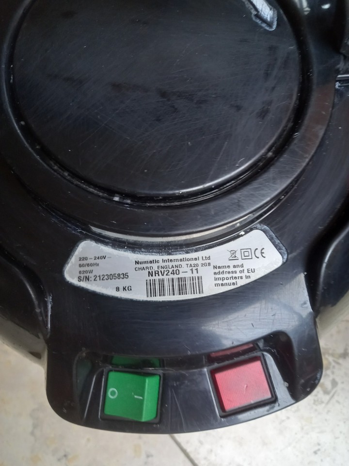 Numatic NRV240-11 Cylinder Hoover - Industrial Henry Red Working | eBay UK