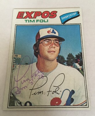 1977 Topps Tim Foli Signed Autograph #76 Baseball Card | eBay