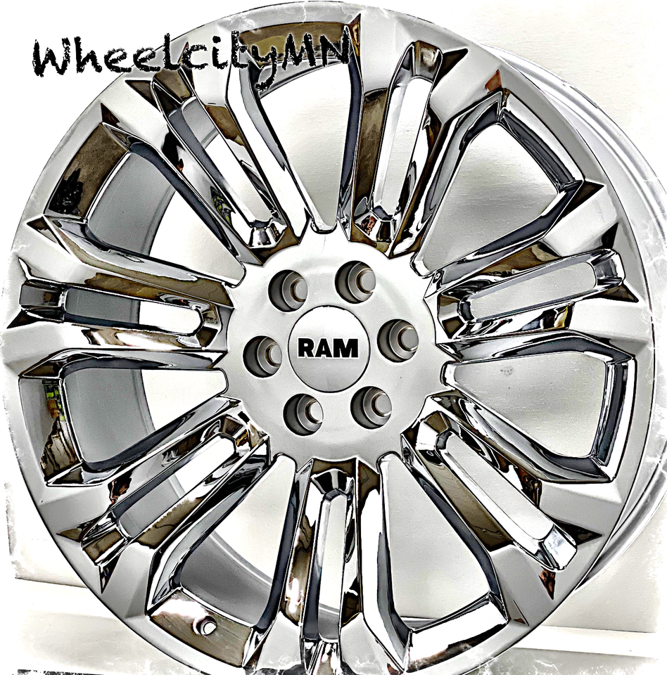22 inch chrome OE replica 5666 wheels fits 2019 2025 RAM 1500 Limited ...