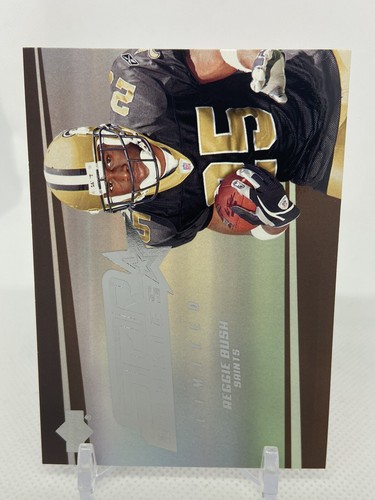 2006 UPPER DECK FOOTBALL STAR ROOKIES REGGIE BUSH CARD #219 NEW ORLEANS ...