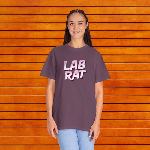 Comfort Colors Lab Rat Graphic T-Shirt, Fun Urban Streetwear Top | eBay